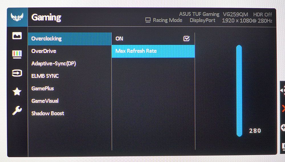 Asus TUF VG259QM Monitor Review: Ultimate 280Hz Gaming | Tom's Hardware