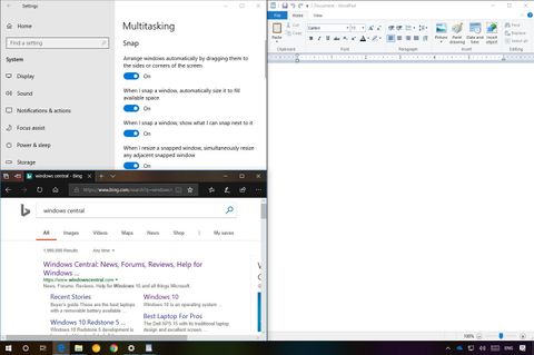 How to use Snap assist on Windows 10 | Windows Central
