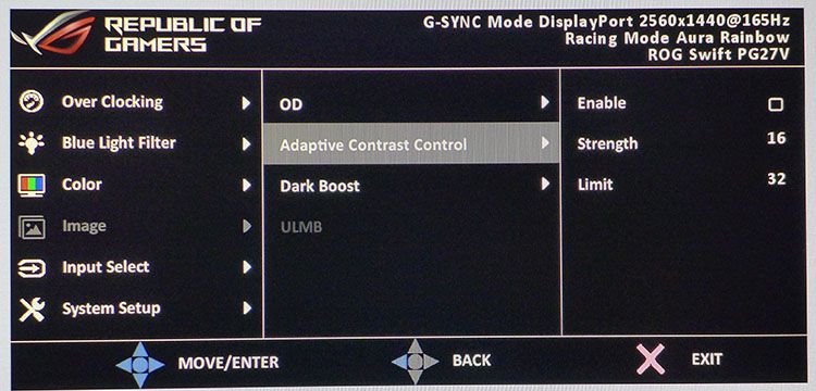 Asus ROG Swift PG27V OSD Setup, GamePlus, & Calibration