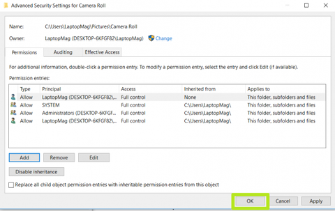 How to Take Ownership of a Folder in Windows 10 Using File Explorer ...