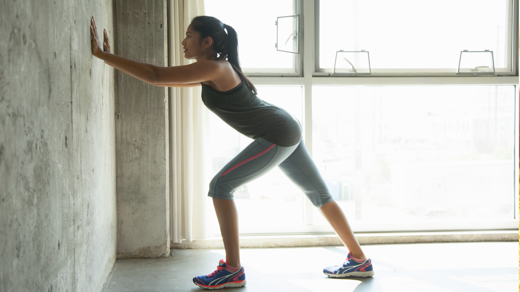 Here's 8 stretches you can do for your entire body just using a wall | T3