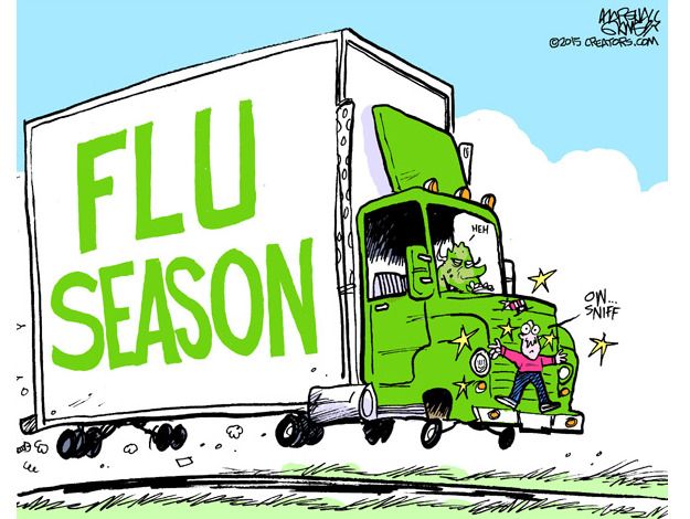 Editorial cartoon flu season | The Week