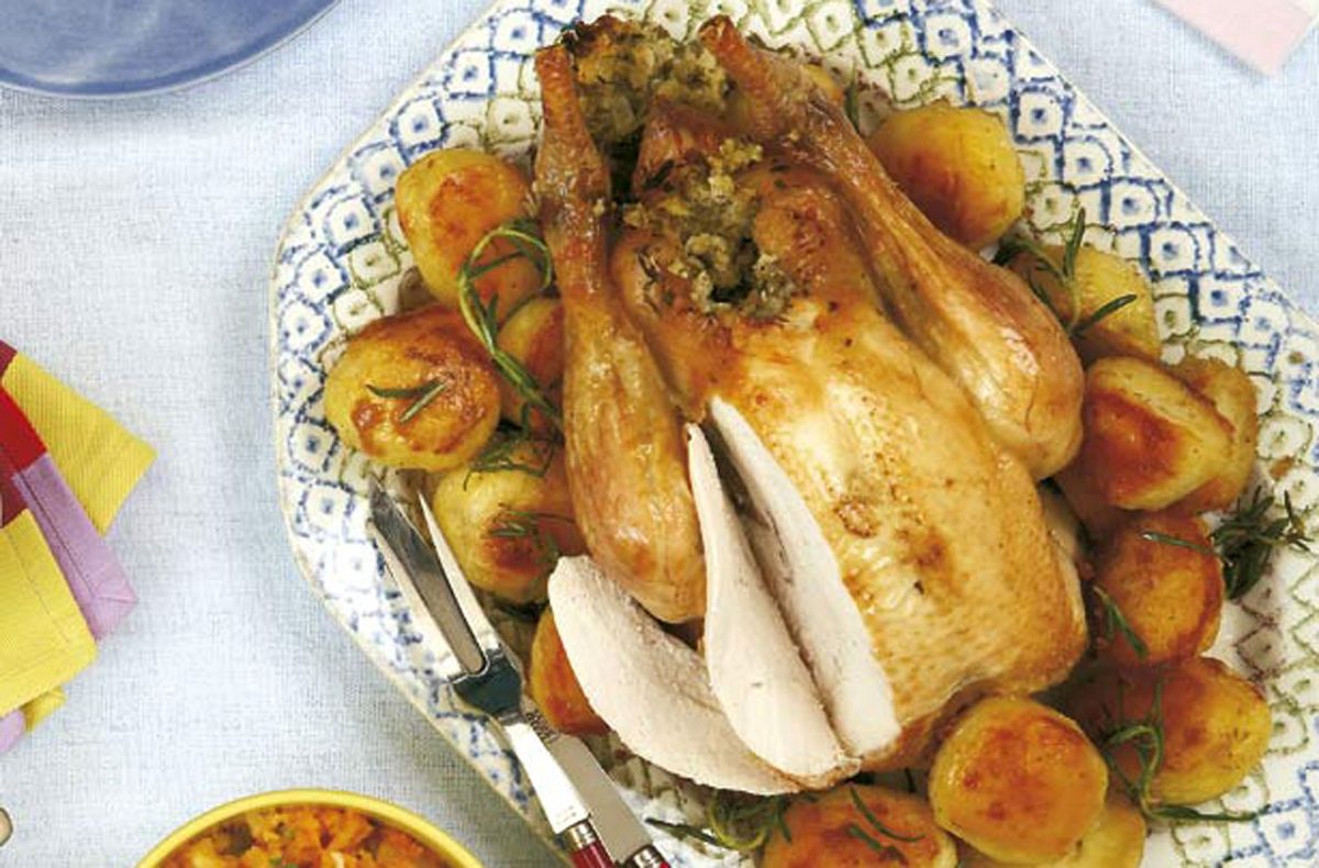 Rachel Allen’s lemon and herb roast chicken | British Recipes | GoodtoKnow