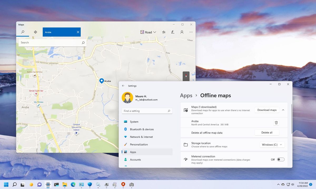 Windows Map