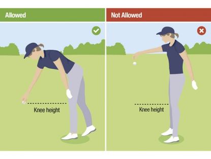 Golf Rules Explained: Dropping And Measuring - Golf Monthly Rules ...