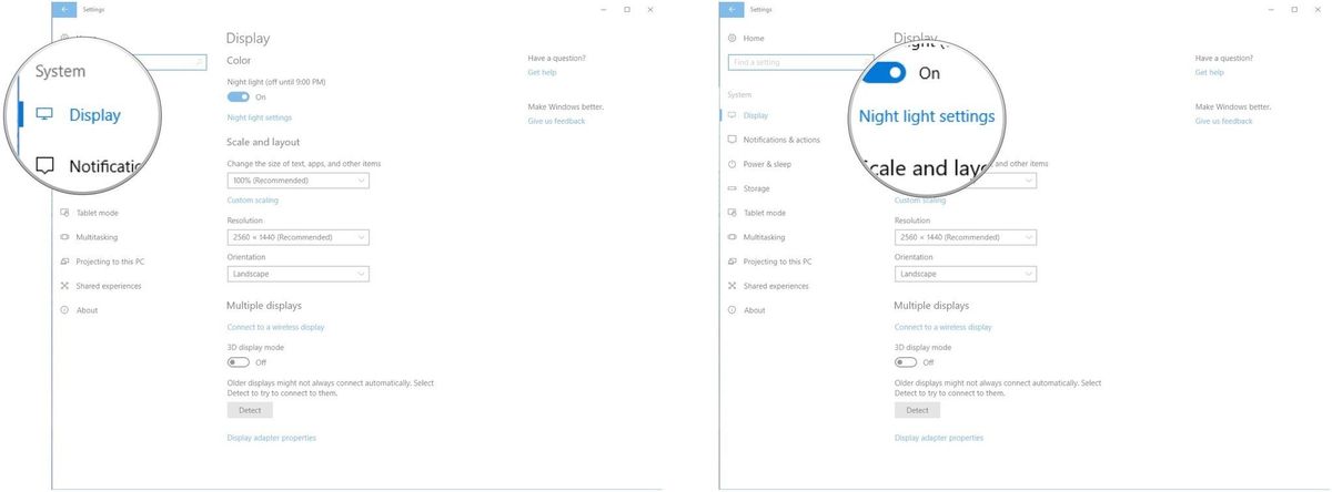 How to use night light in Windows 10 Creators Update | Windows Central