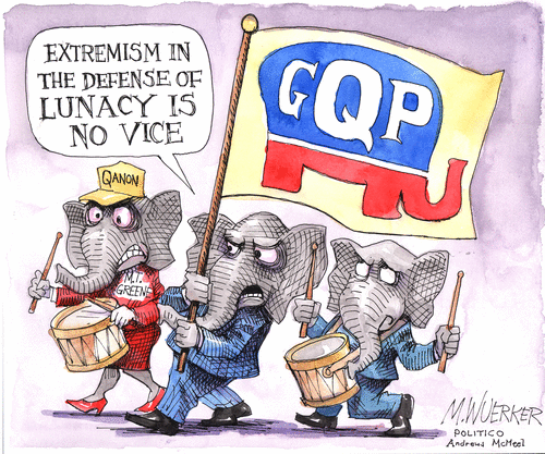 Political Cartoon U.S. gop marjorie taylor greene | The Week