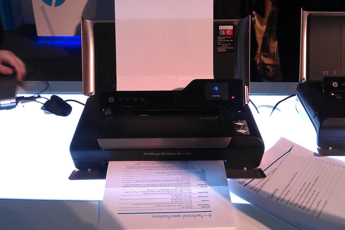 HP Officejet 150 All-in-One portable printer targets business users ...