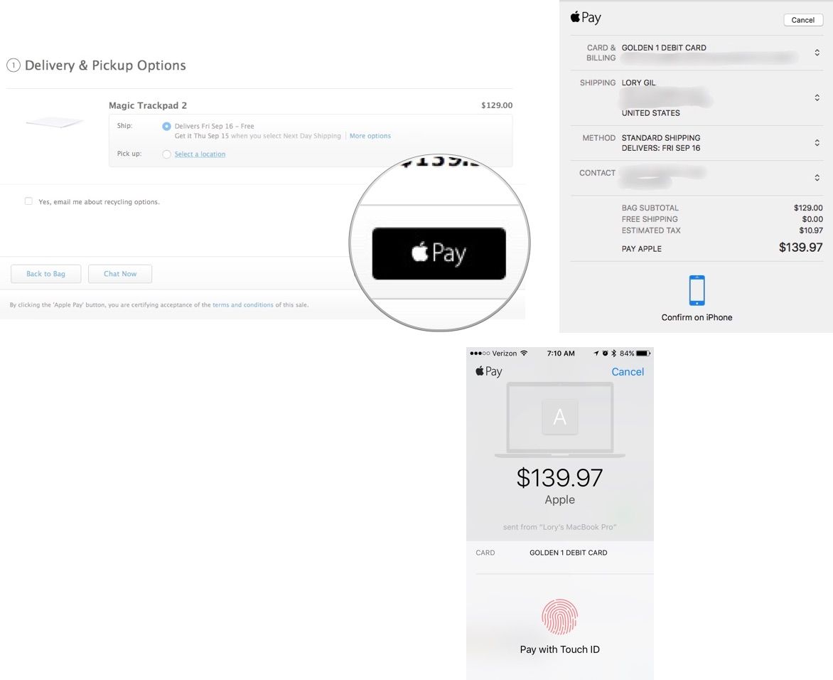 How to use Apple Pay on the web on your Mac | iMore