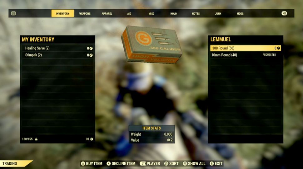 How to trade in Fallout 76: how to buy and sell your way to a better ...