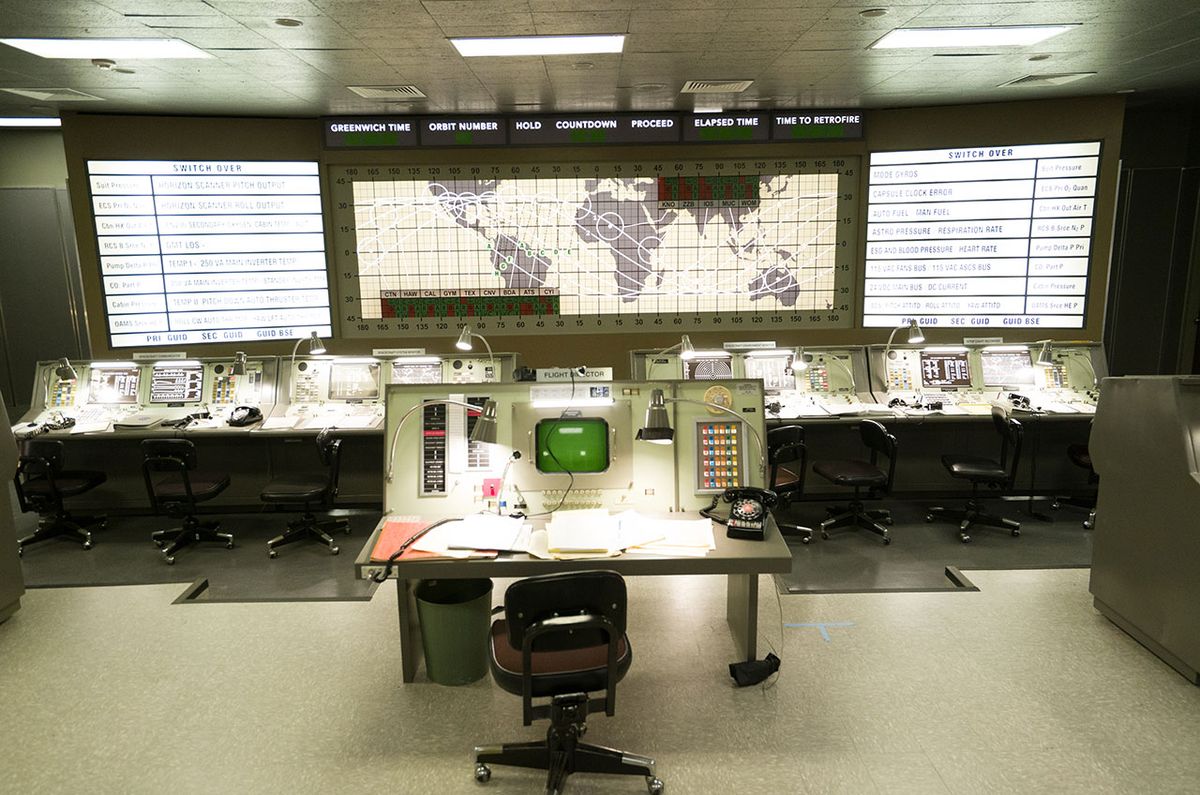 NASA's Historic First Mission Control Center Recreated for 'Hidden ...