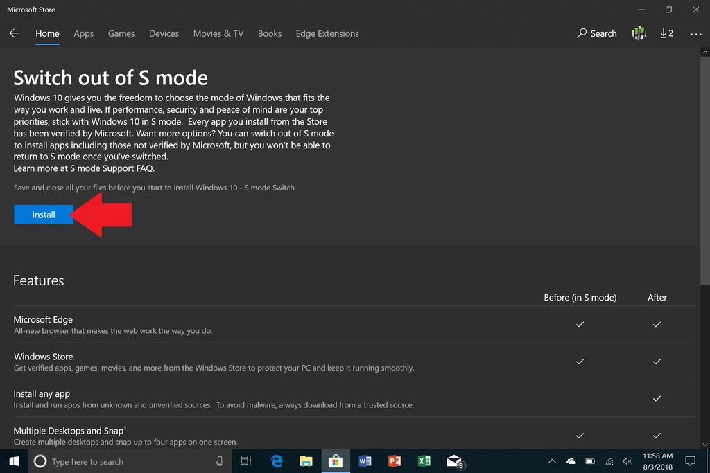 Surface Go: How to switch out of Windows 10 in S mode | Windows Central
