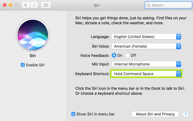 How to Edit Siri's Activation Keyboard Shortcuts on macOS | Laptop Mag