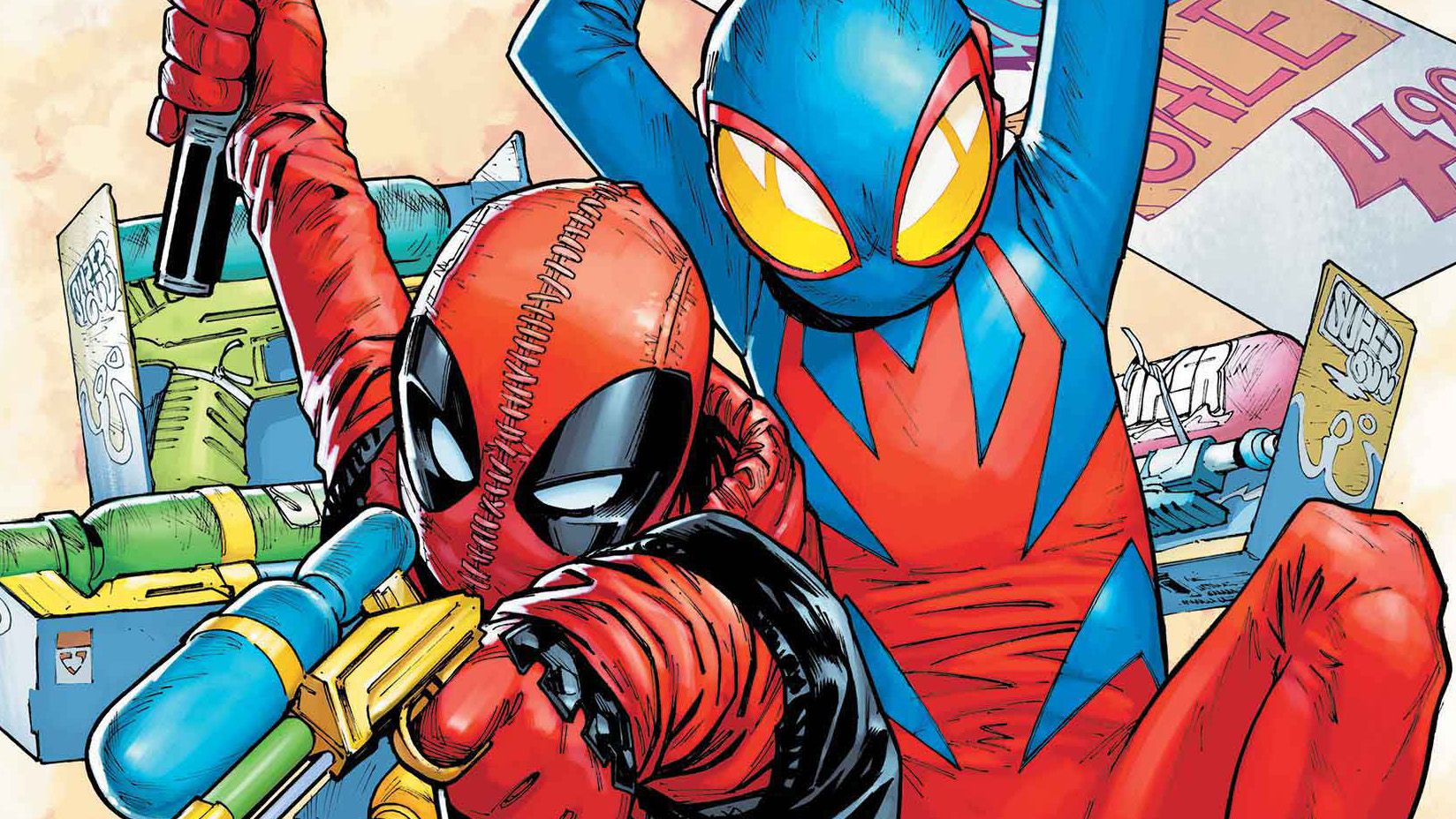 Spider-Boy and Kidpool meet for the first time in a Christmas one-shot ...