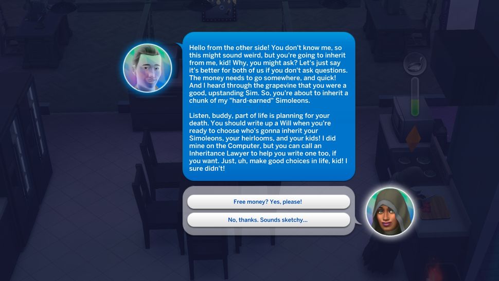 How to write a will in The Sims 4 Life and Death | GamesRadar+