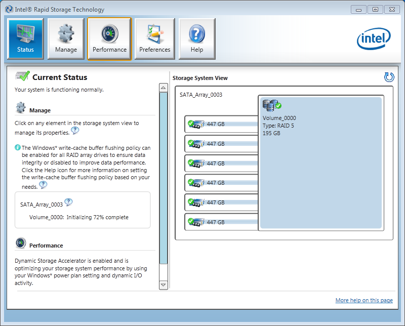 Intel Rapid Storage Technology Gets More Useful With RAID