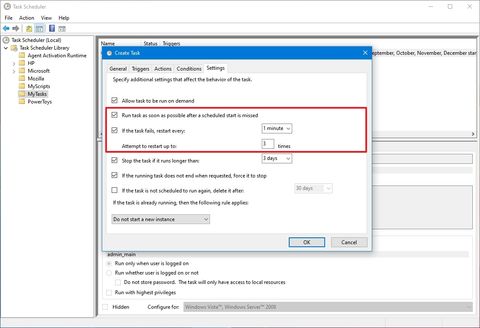How to create an automated task using Task Scheduler on Windows 10 ...