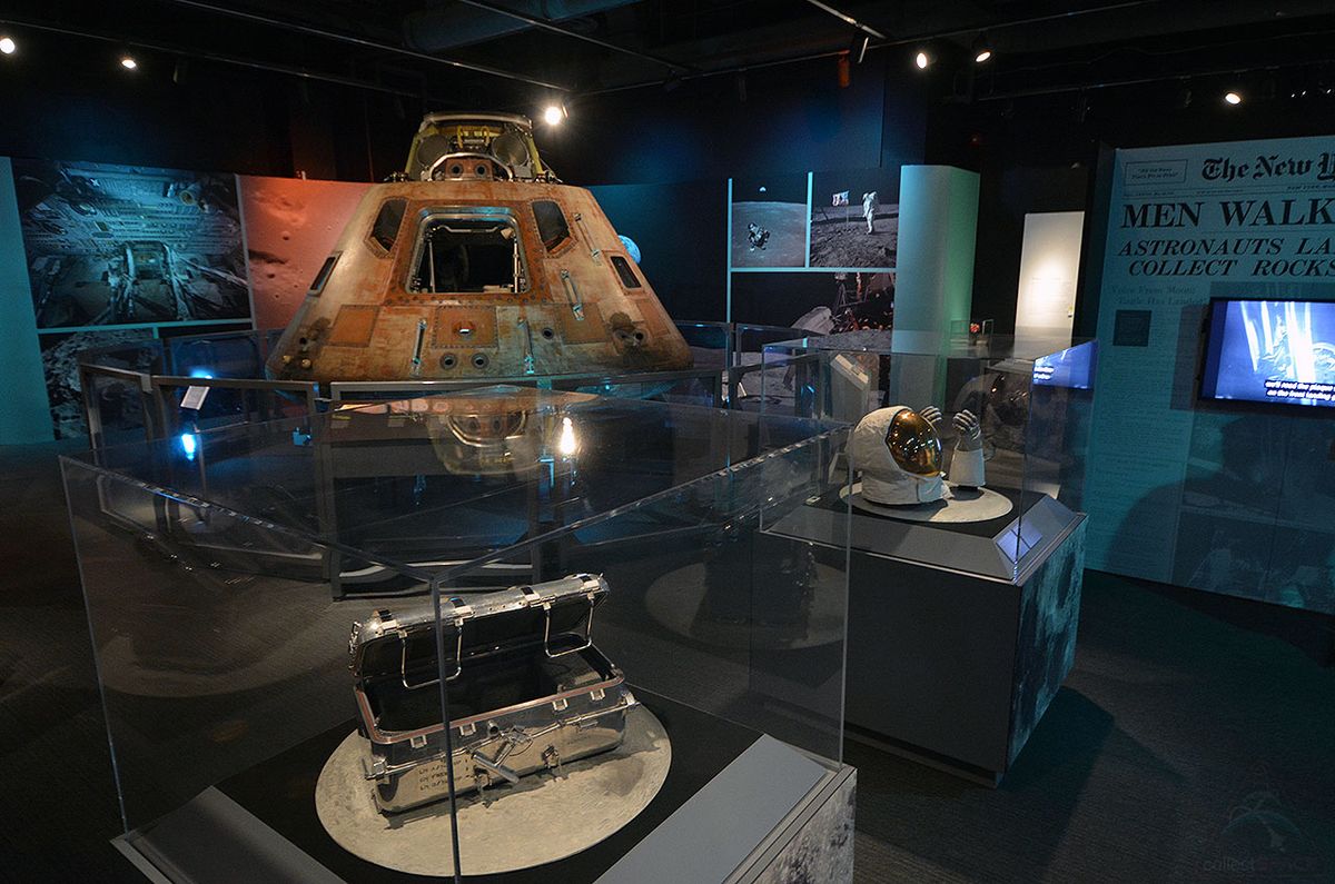 Steely Spaceship Apollo 11 Capsule Lands On Display In Pittsburgh Space