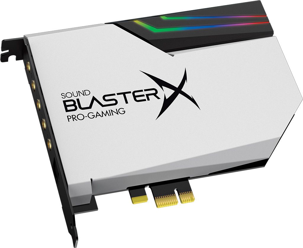 Creative brings RGB lighting to the premium sound card space | PC Gamer