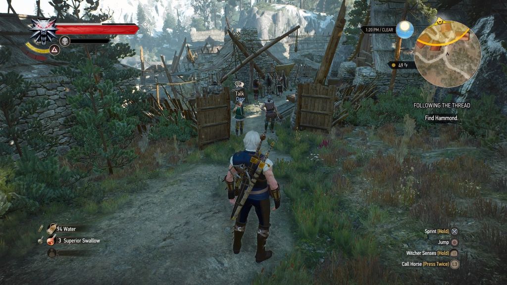 The Witcher 3 Following the Thread mission: find a contract in Hierarch ...
