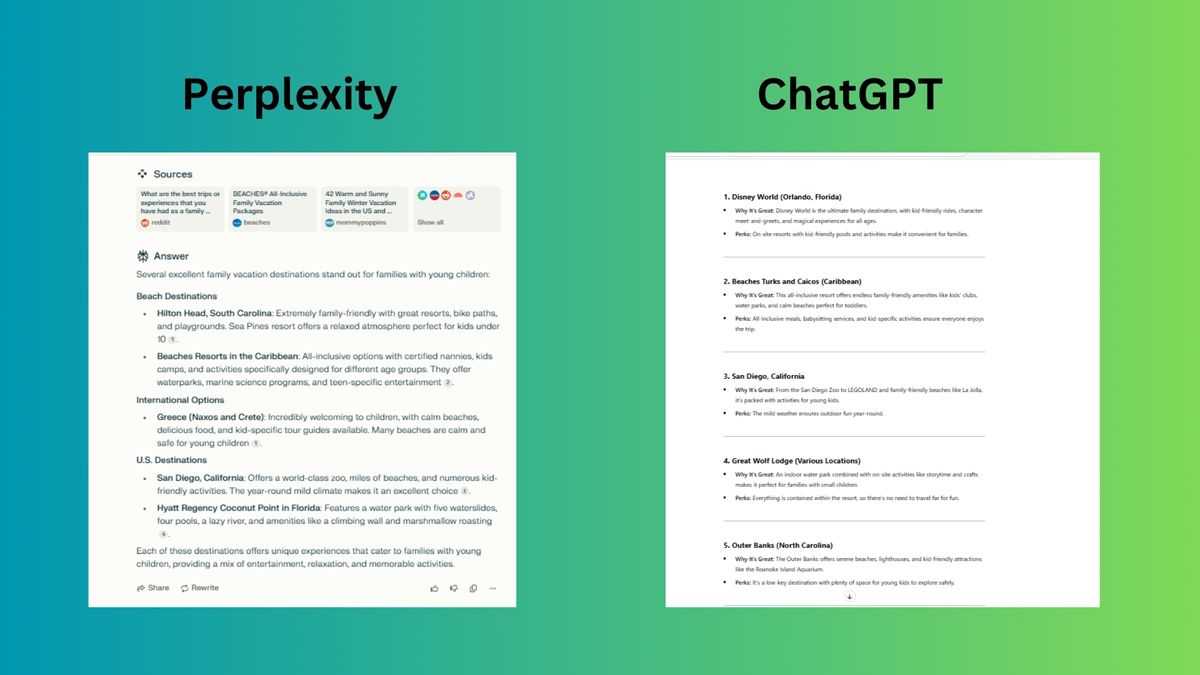 I just tested Perplexity vs ChatGPT with 7 prompts — here's the AI ...