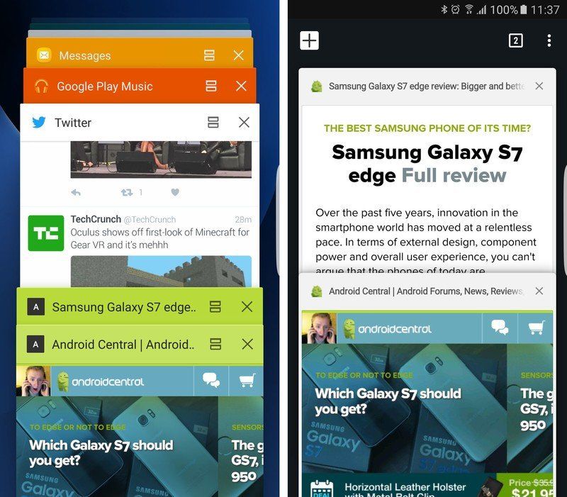 Chrome For Android Stops Merging Apps And Tabs By Default Android Central