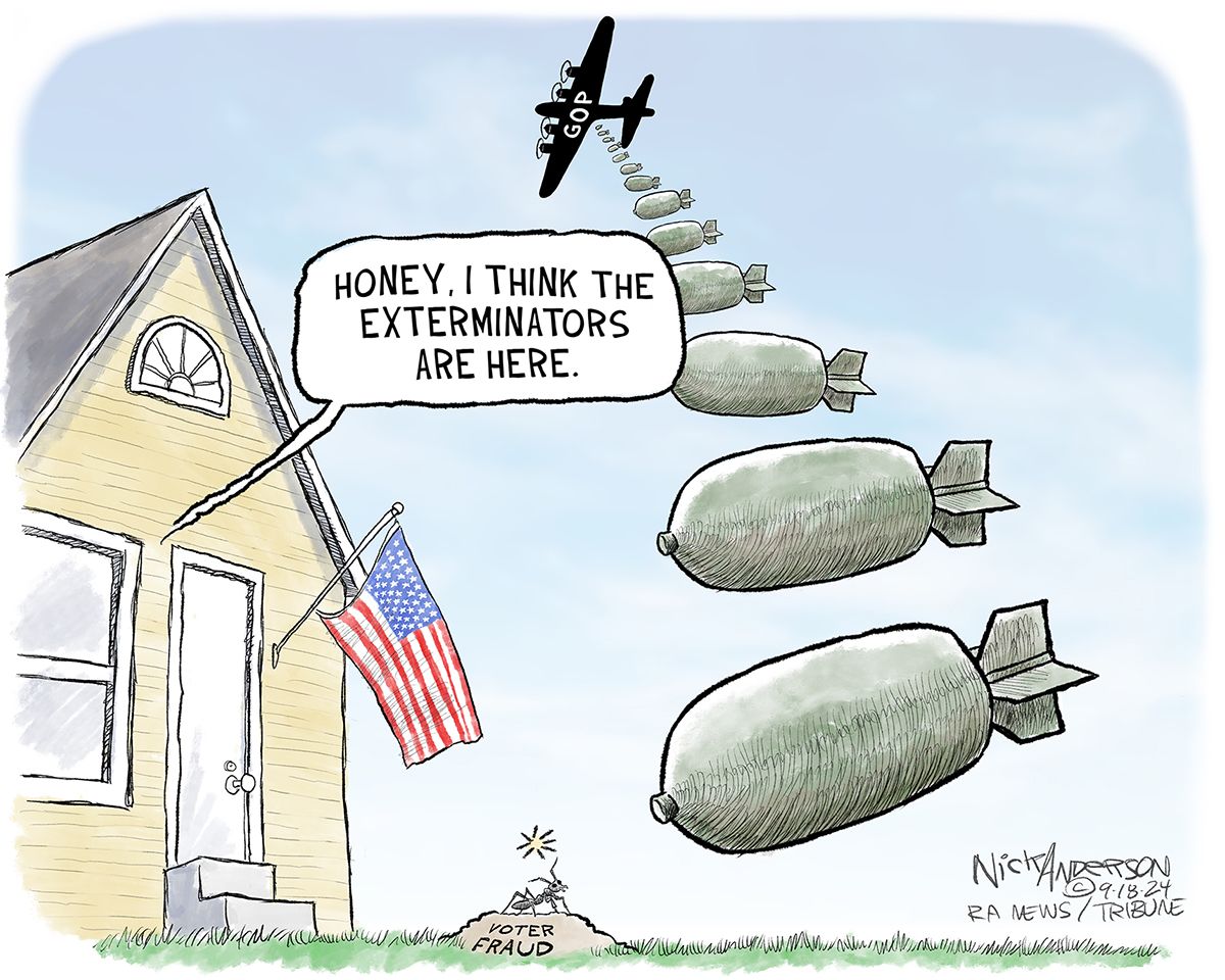 Today's political cartoons - September 20, 2024 | The Week