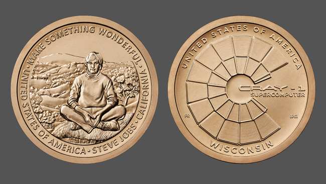 New $1 US coins to feature Steve Jobs and Cray-1 supercomputer — US ...