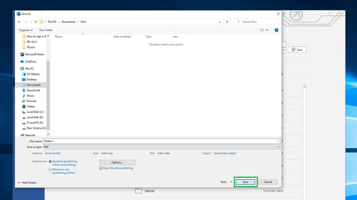 Here's how to save a Word document as a PDF | Tom's Guide