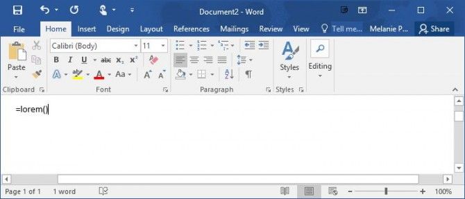 How to Use Microsoft Office's Lorem Ipsum Generator | Laptop Mag
