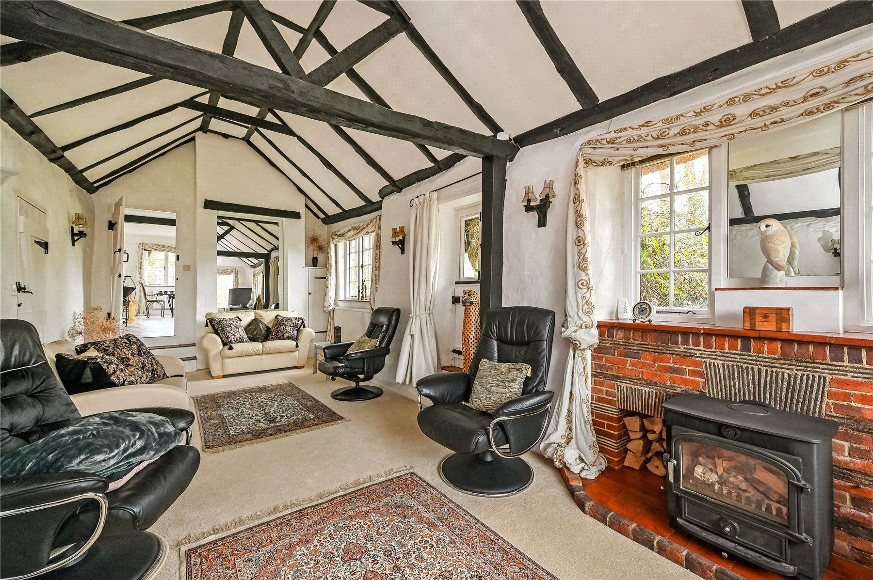 A delightful 17th century thatched cottage for sale in a magical corner ...