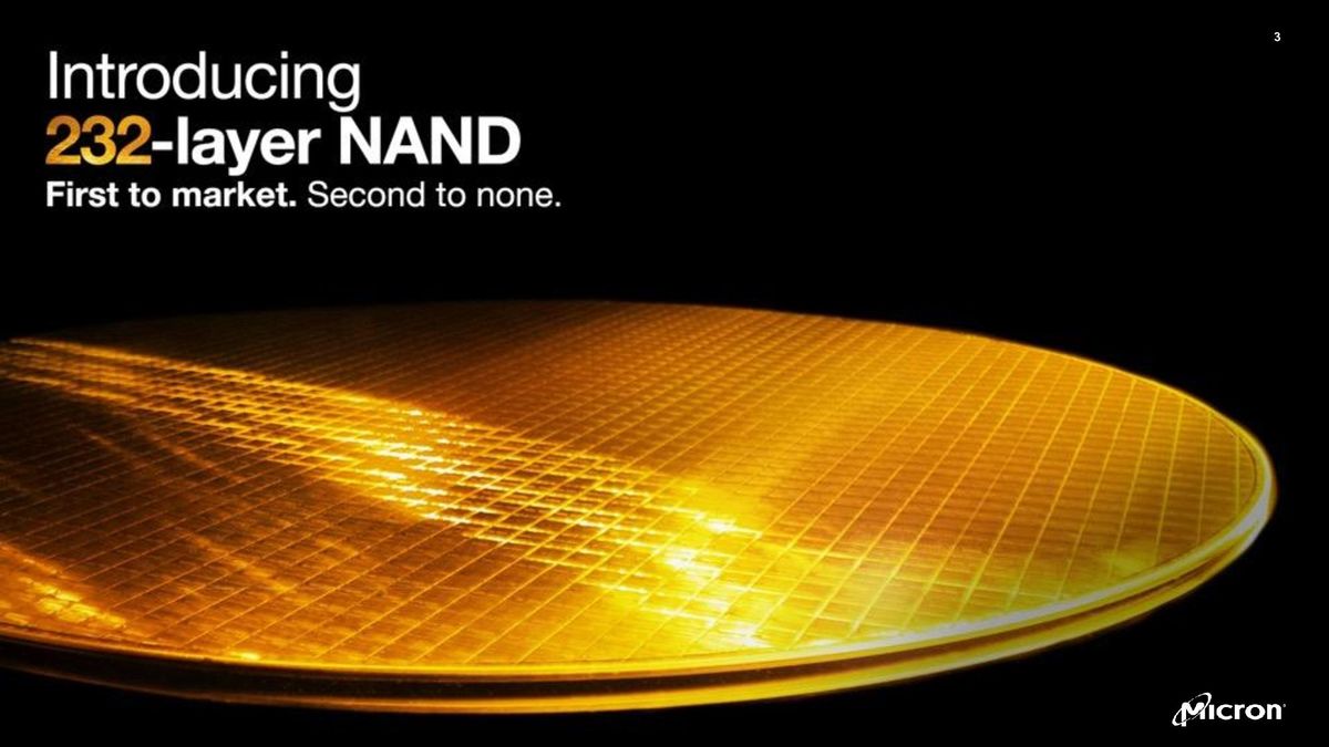 Micron Takes Lead With 232-Layer NAND Flash, up to 2TB per Chip Package ...