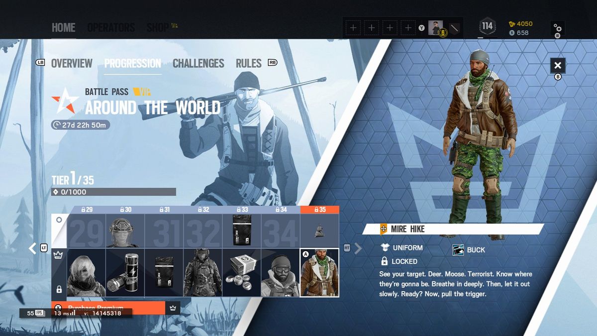 List of Rainbow Six Siege 'Around The World' Battle Pass Rewards ...