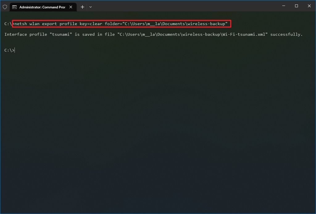 How to manage wireless networks with Command Prompt on Windows 10 ...