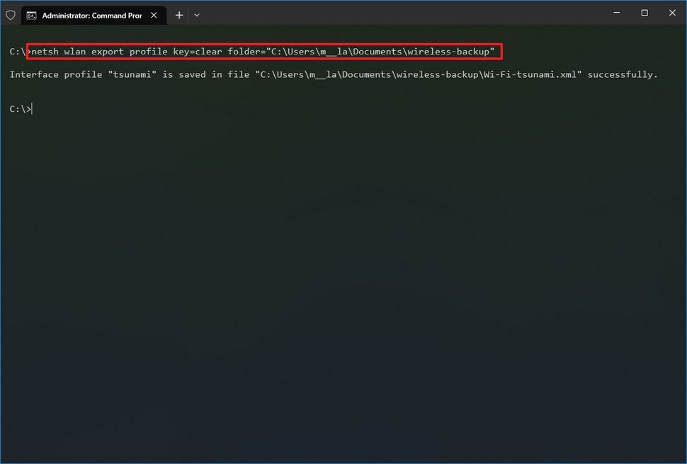 How to manage wireless networks with Command Prompt on Windows 10 ...
