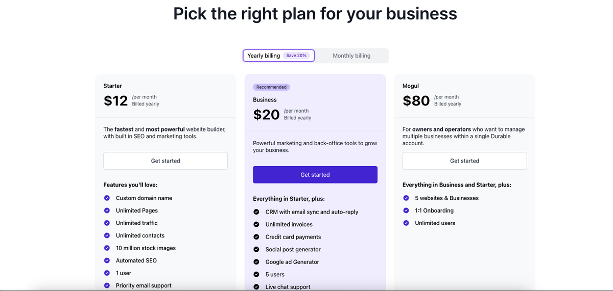 Durable AI website builder review 2025 | TechRadar