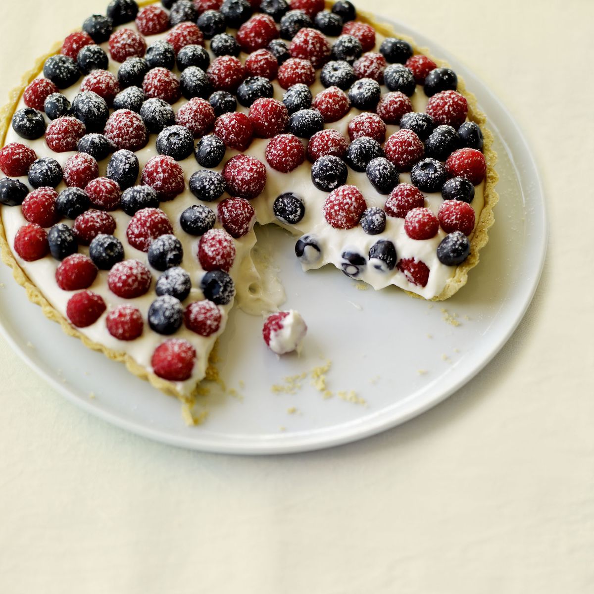 Mixed Berry Tart with Elderflower Pastry Cream | Dessert Recipes ...