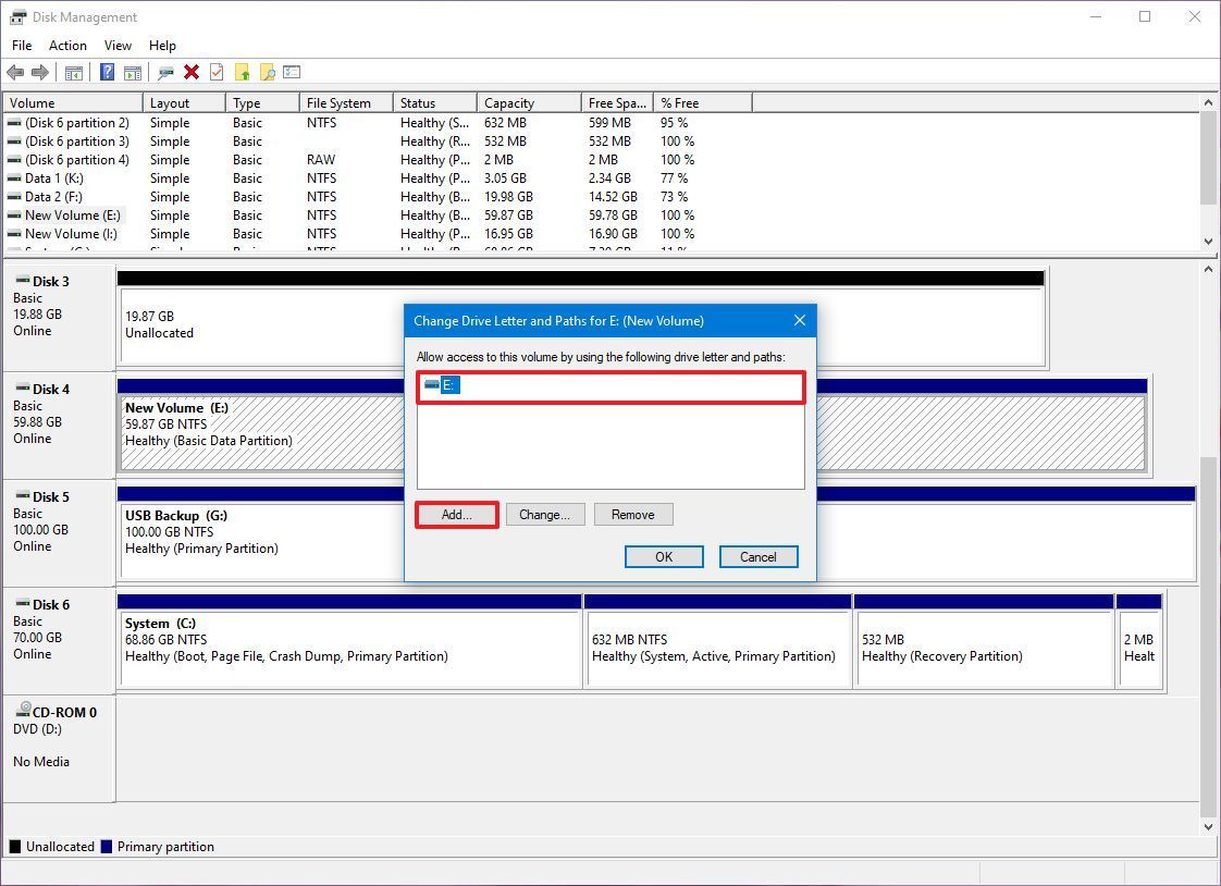Connect drive as a folder without wasting drive letters on Windows 10 ...