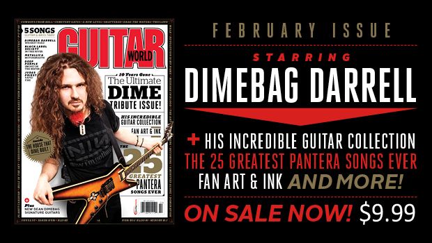 February 2015 Guitar World The Ultimate Dimebag Darrell Tribute Issue