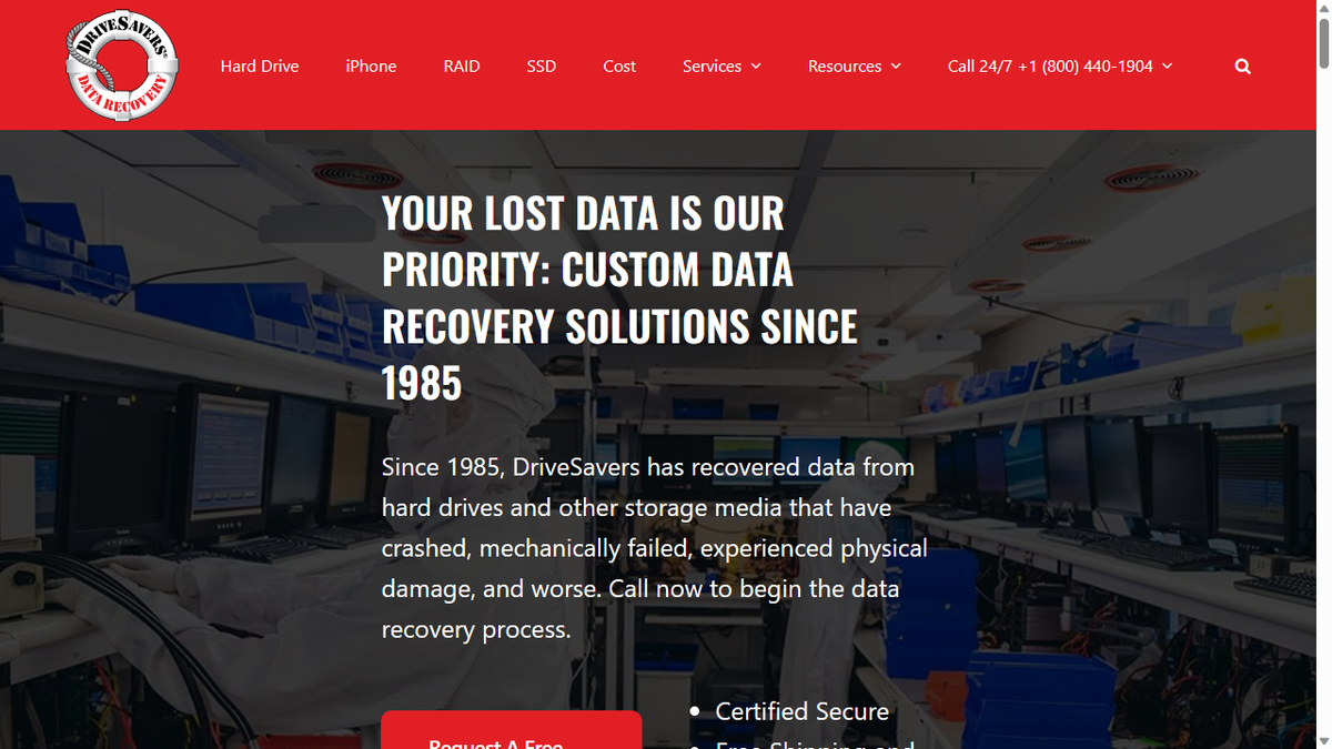 Best data recovery service of 2025 | TechRadar