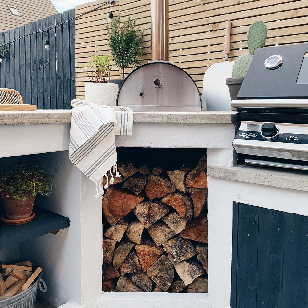 This stylish DIY outdoor kitchen is full of clever storage solutions ...