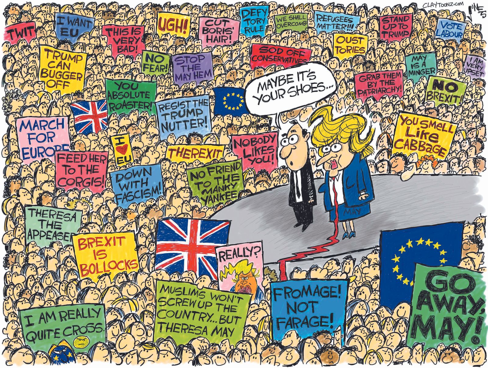 Political cartoon U.K. Theresa May election mayhem | The Week
