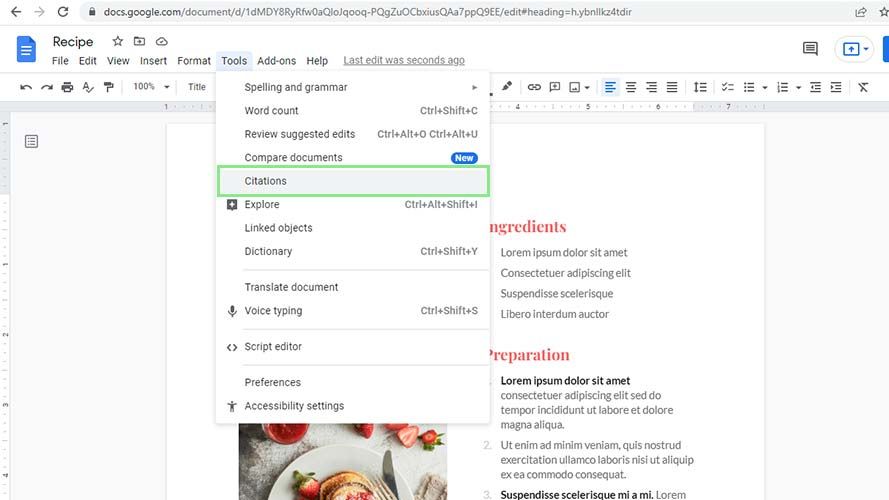 How to automatically insert a bibliography in Google Docs | Laptop Mag