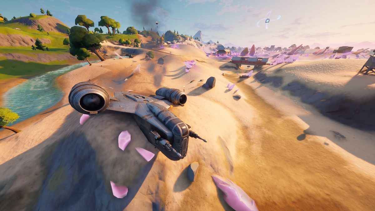 Where is the Razor Crest in Fortnite: Mandalorian Challenge Guide | PC ...