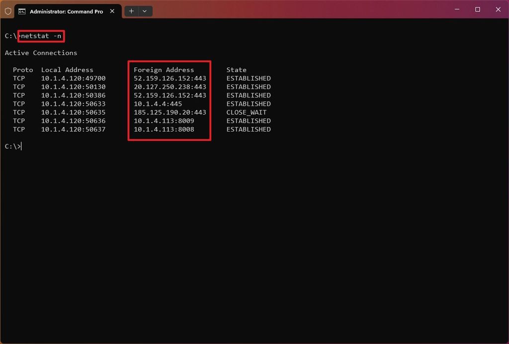 How To Use Netstat Command On Windows 11 And 10 Windows Central