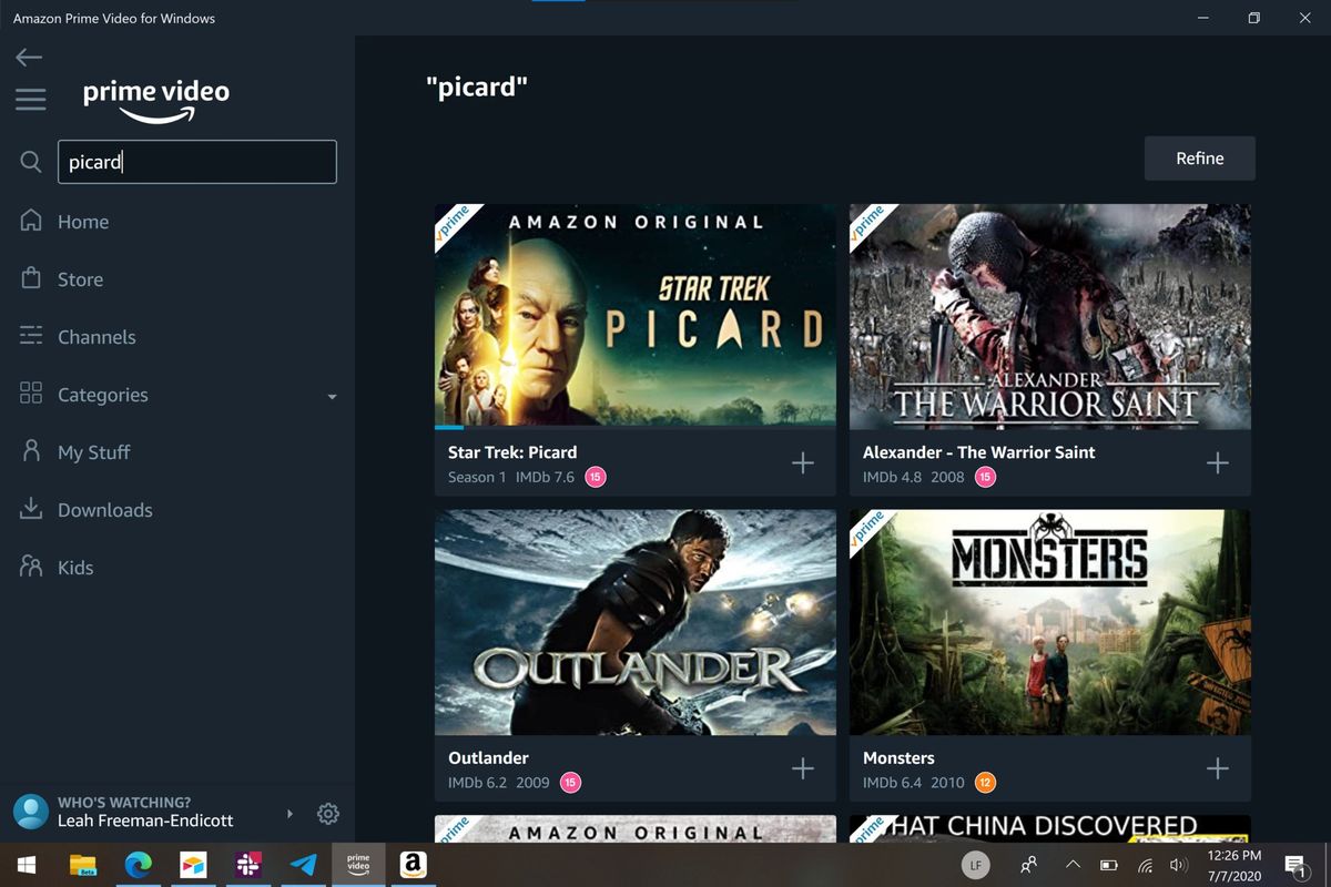 Amazon Prime Video for Windows 10 is better than a browser — but not ...