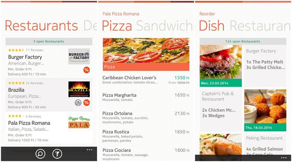 Order out for dinner with the new Foodpanda app for Windows Phone ...