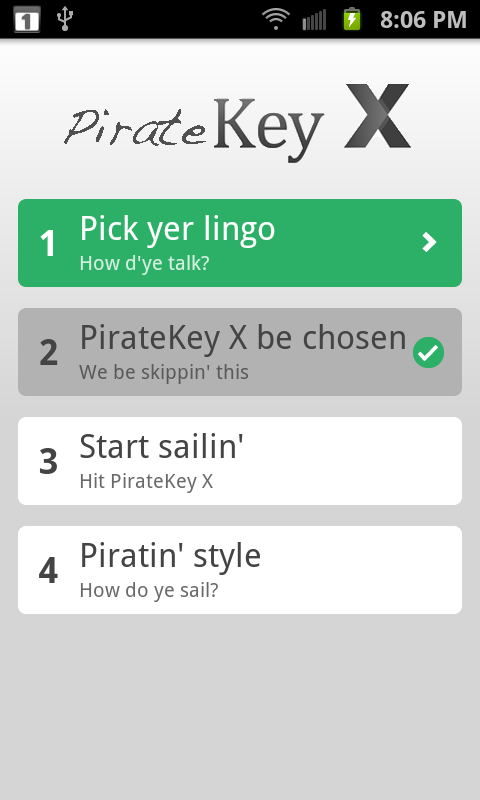 Type like a pirate - PirateKey X | Android Central