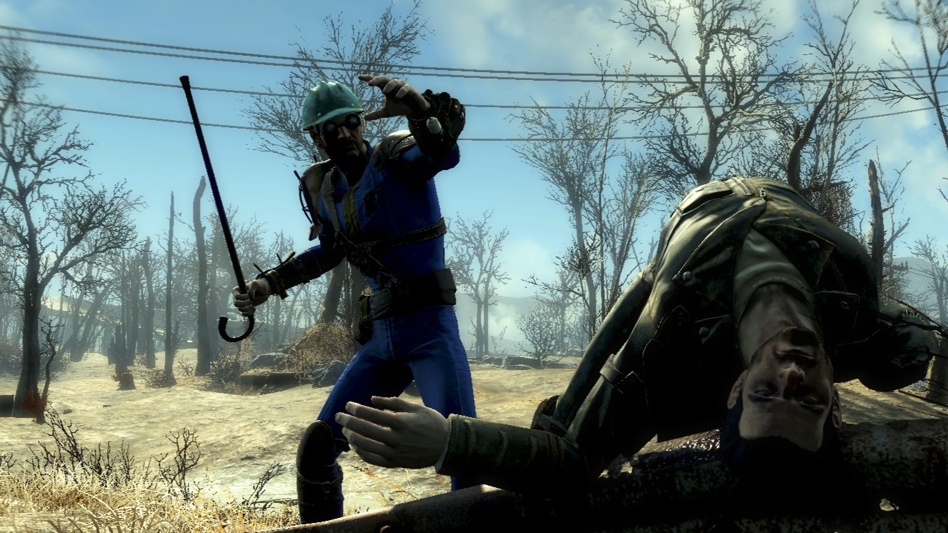 Playing Fallout 4 with a non-lethal knockout mod, Part 5 | PC Gamer