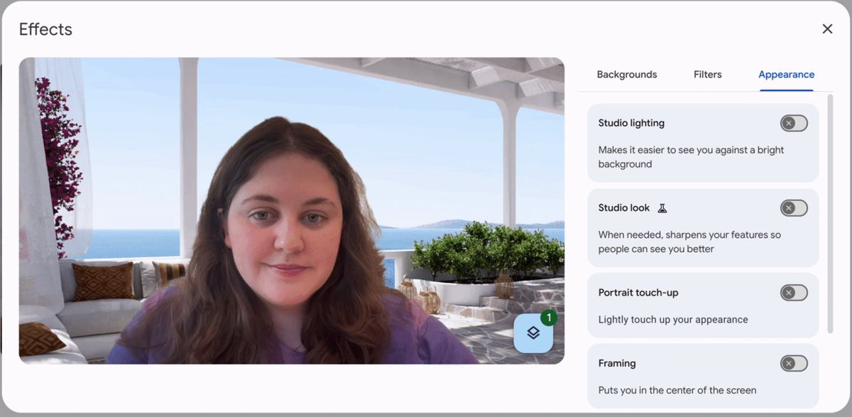 Google Meet's portrait touch-up feature forays into the web | Android ...